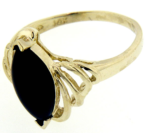Women’s Onyx Ring – JewelryCircle.com